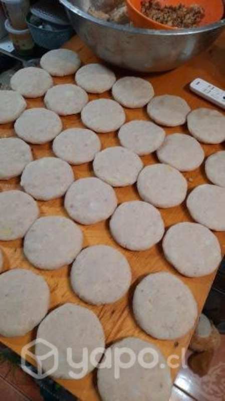 milcaos con chicharrones