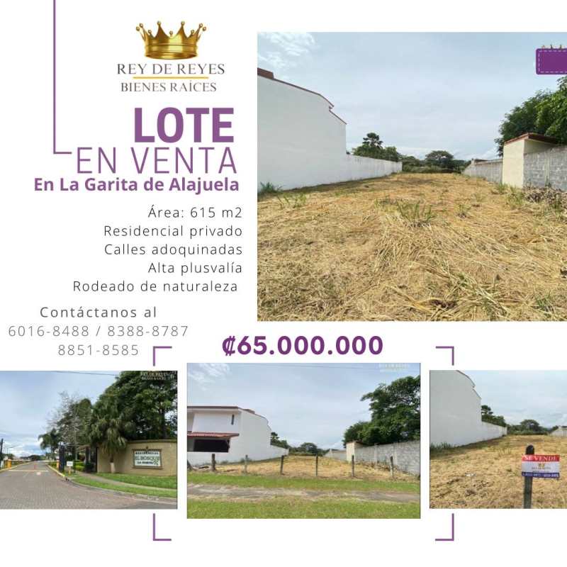 Land Garita | venta | VENTA TERRENO EN RESIDENCIAL EL BOSQUE, LA GARITA ...
