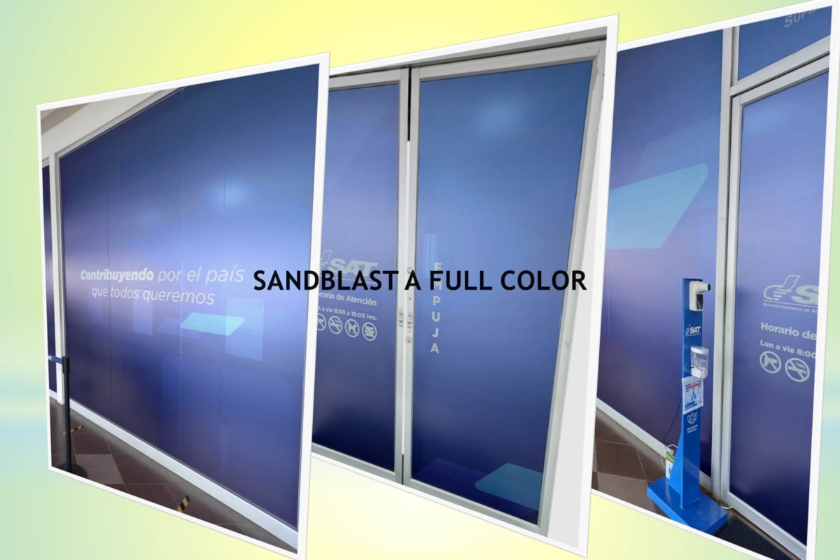 Others | Sandblast impreso, corte electrónico, - Guatemala