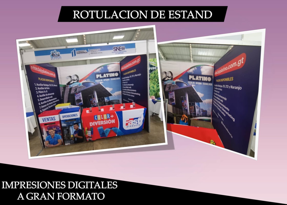 Others | Lona full color, rotulación estand, back Panel - Guatemala