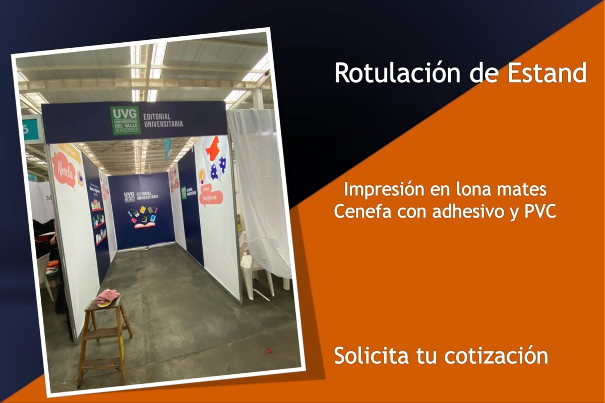 Rotulación de Estand, rotulos en PVC, mantas vinilicas | Zona 9