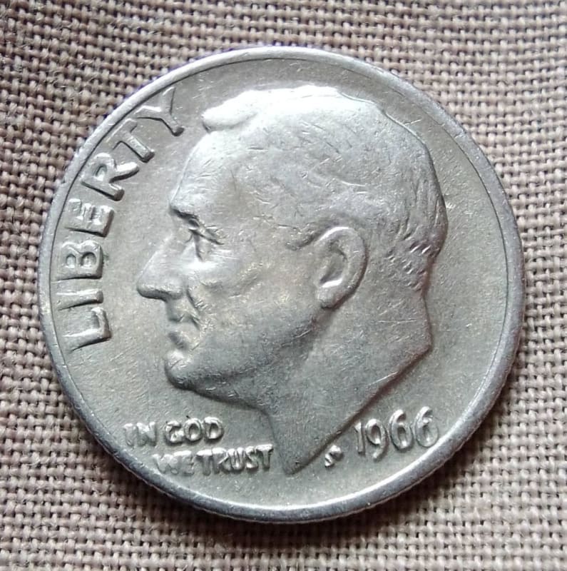 1966 LIBERTY ONE DIME USA MONEDA COLECCION | Guatemala City