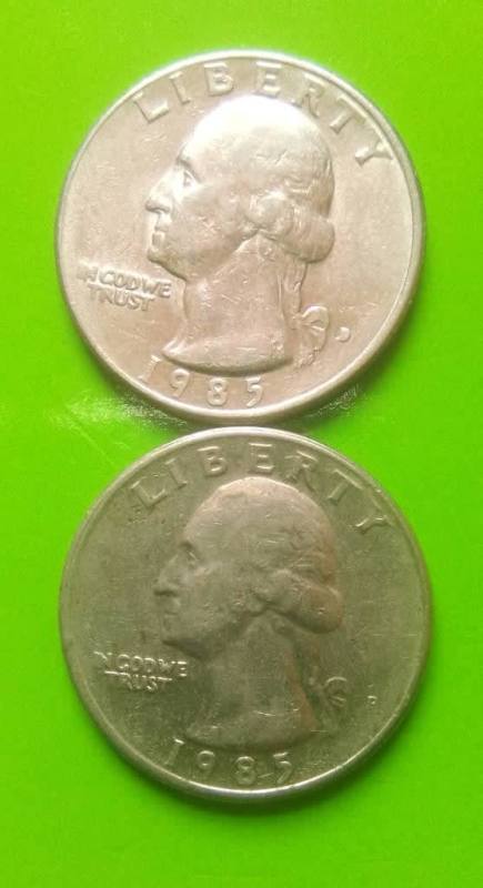 1985 quarter dollar