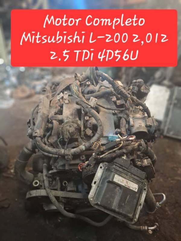 Motor Mitsubishi L-200 2,012 2.5 TDi 4D56U - Guatemala