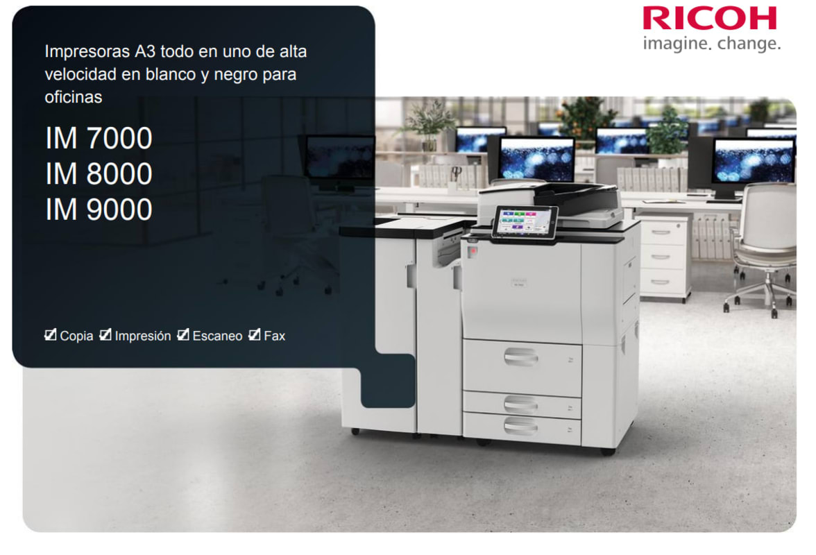 Ricoh IM 9000 de uso - Almacen en Miami, Florida | Masaya