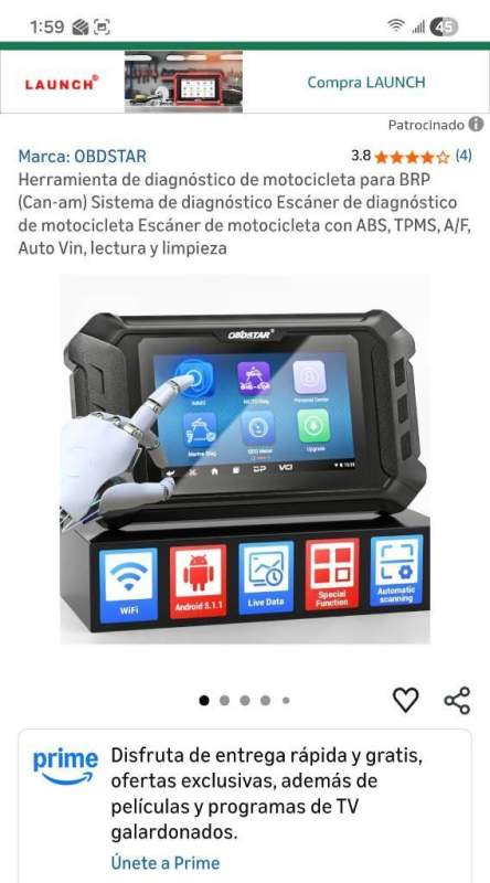 Wearable tech | Escaner para moto - Nicaragua