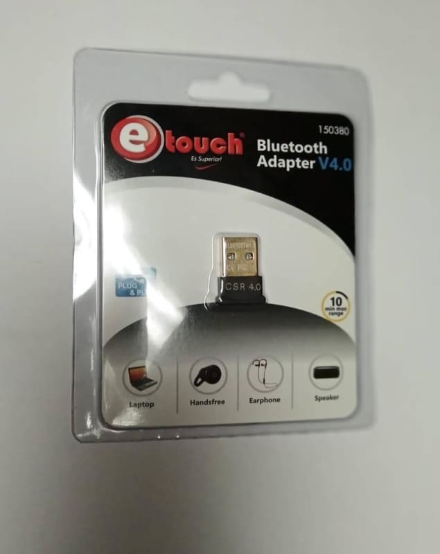 ADAPTADOR BLUETOOTH V4.0 ETOUCH® | Soyapango