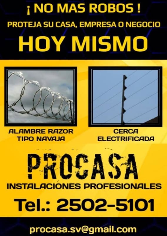 Maintenance | Alambre Razor - El Salvador
