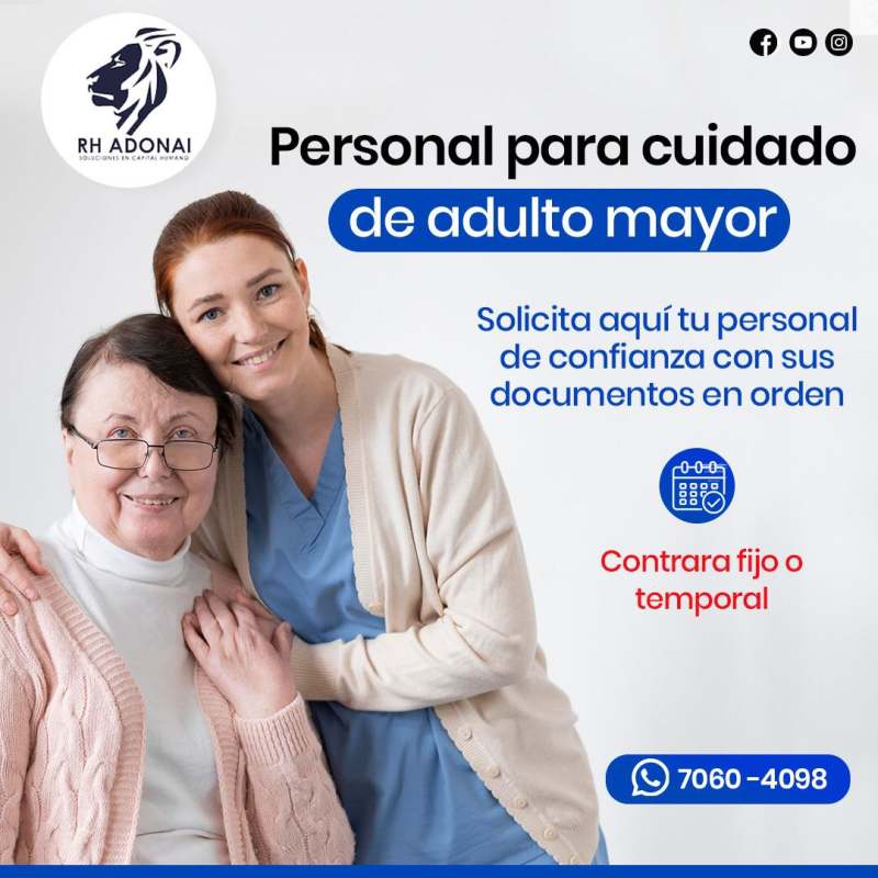 Cuidado de Adulto Mayor | San Salvador